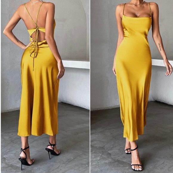 Dresses | Slip Satin Dress | Poshmark